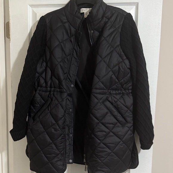 Rachel Zoe | Jackets & Coats | Rachel Zoe Quilted Black Puffer Jacket ...